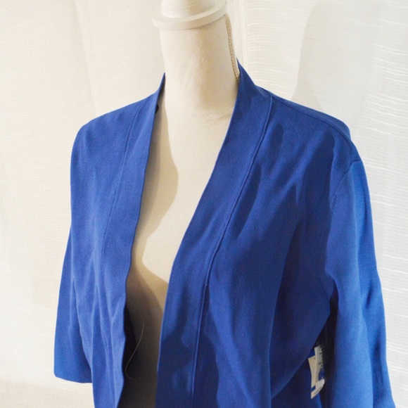 Anne Klein | Jackets & Coats | Anne Klein Blue Blazer Tailored ...